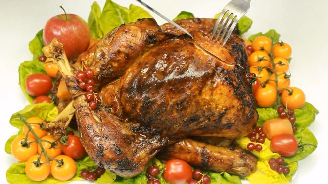 Curcan la cuptor reteta video pas cu pas