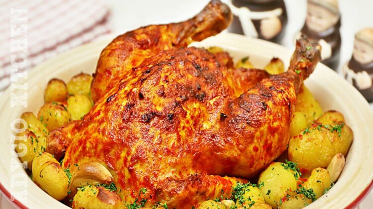 Pui la cuptor reteta cu scobitori - cel mai bun pui la cuptor