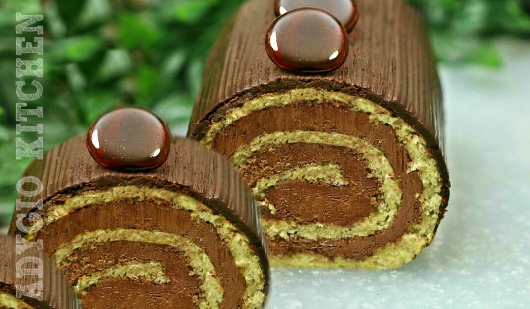 Rulada Alba ca Zapada cu blat din albusuri - Adygio Kitchen