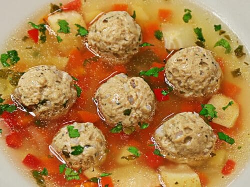 Ciorba de perisoare reteta cu smantana - reteta de nota 10