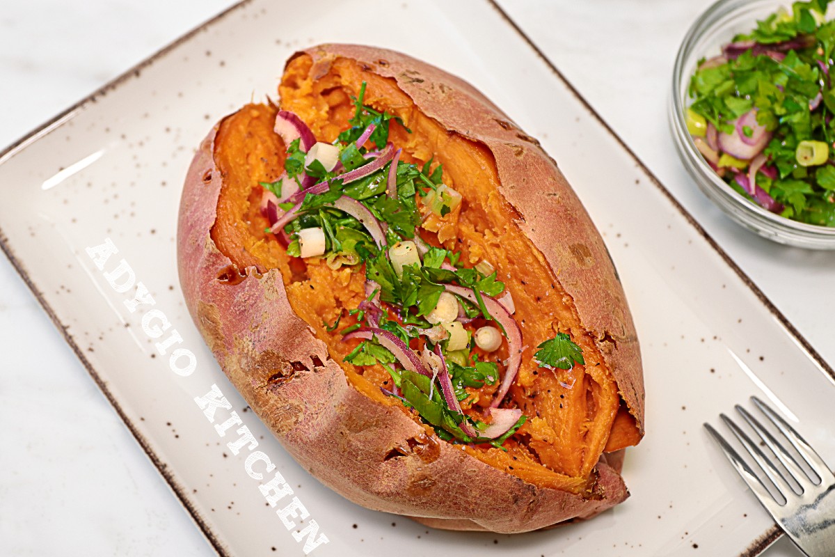 Cartofi dulci la cuptor - Adygio Kitchen