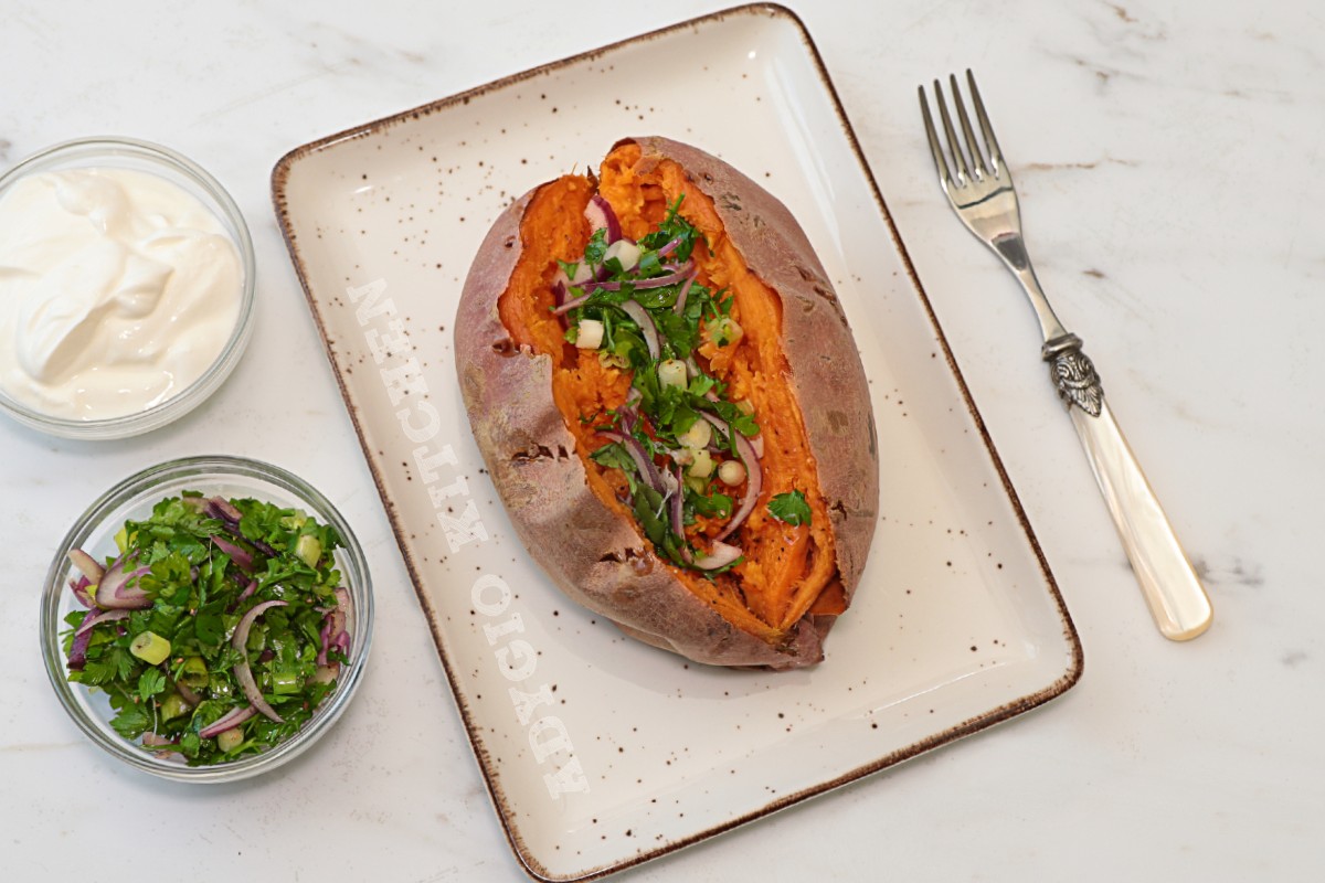 Cartofi dulci la cuptor - Adygio Kitchen